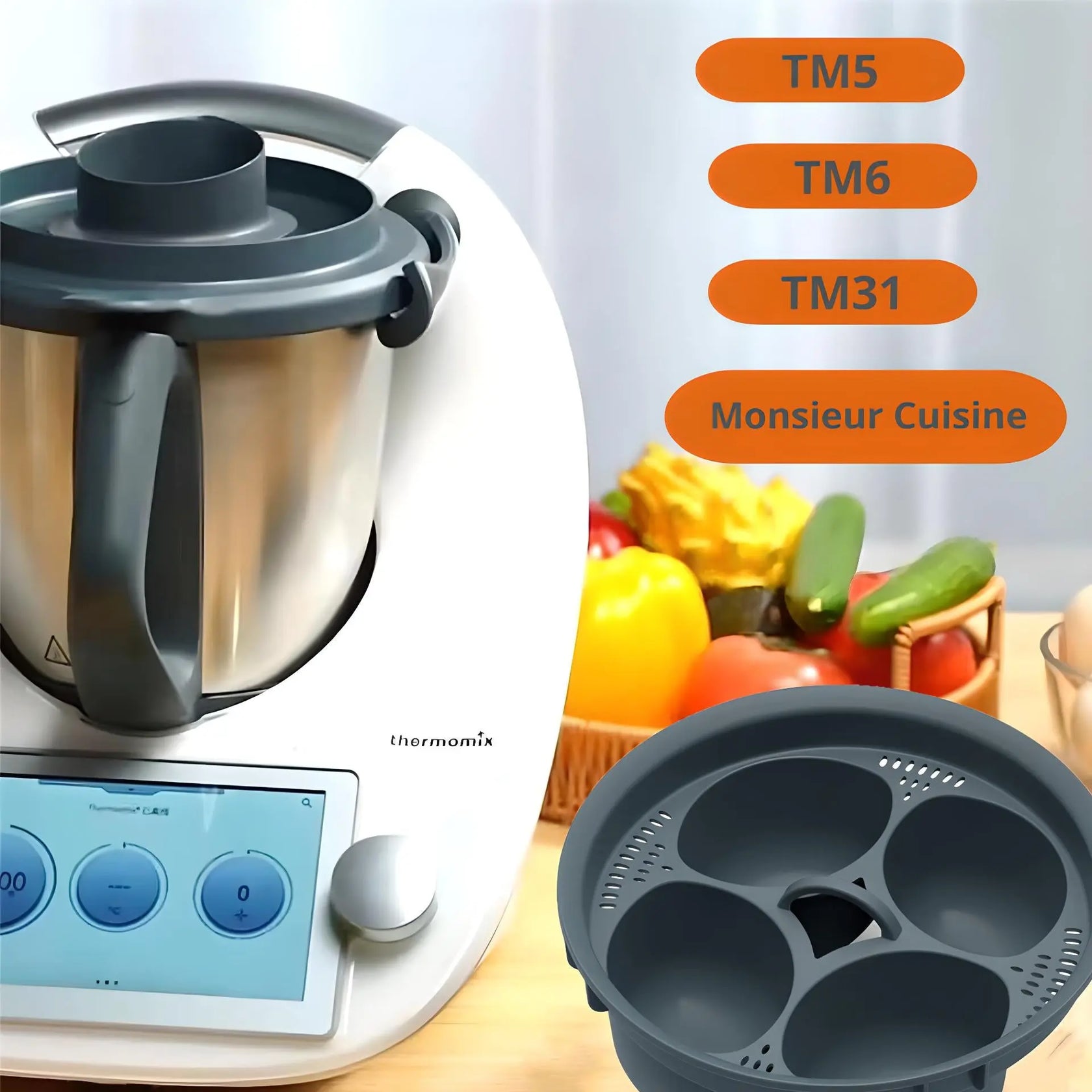 Cuiseur Oeuf Mollet Thermomix - EGGSPOACH™ | Cuisine Simplifiée ...