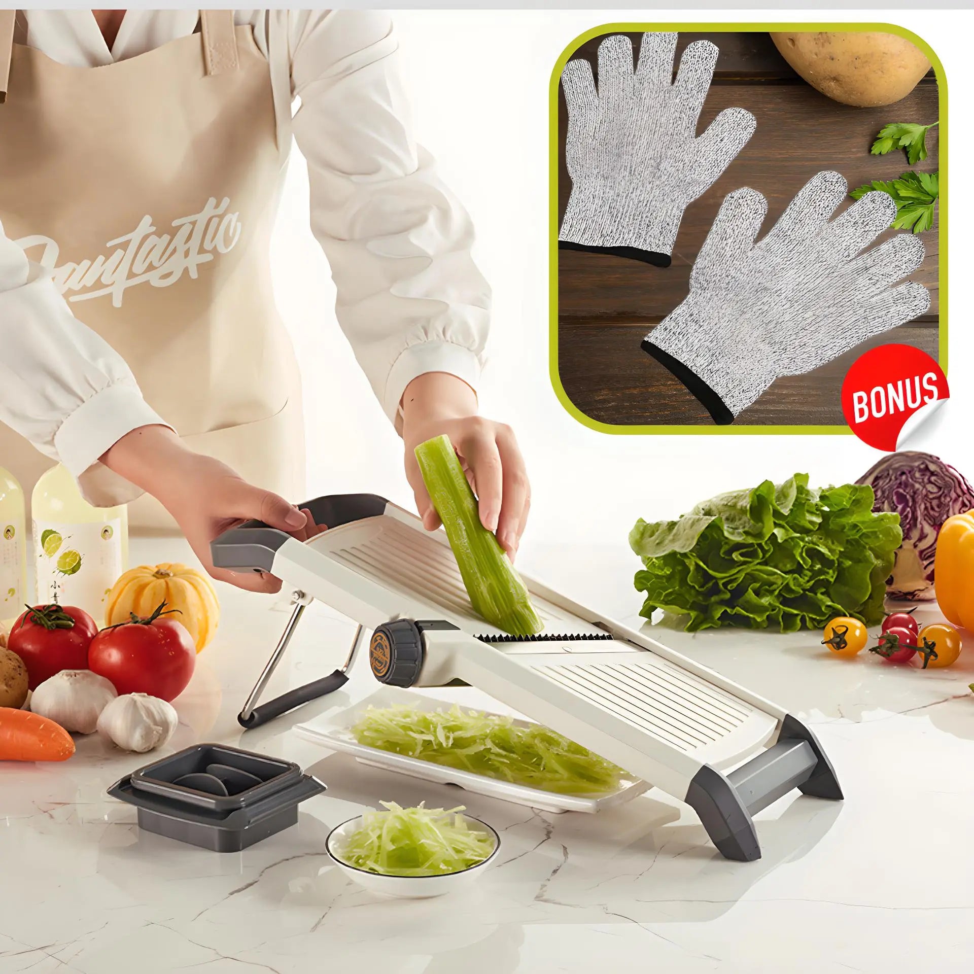 MANDOLINE JAPONAISE | KUMOSLICER™ BLANCHE – Smarty Chef